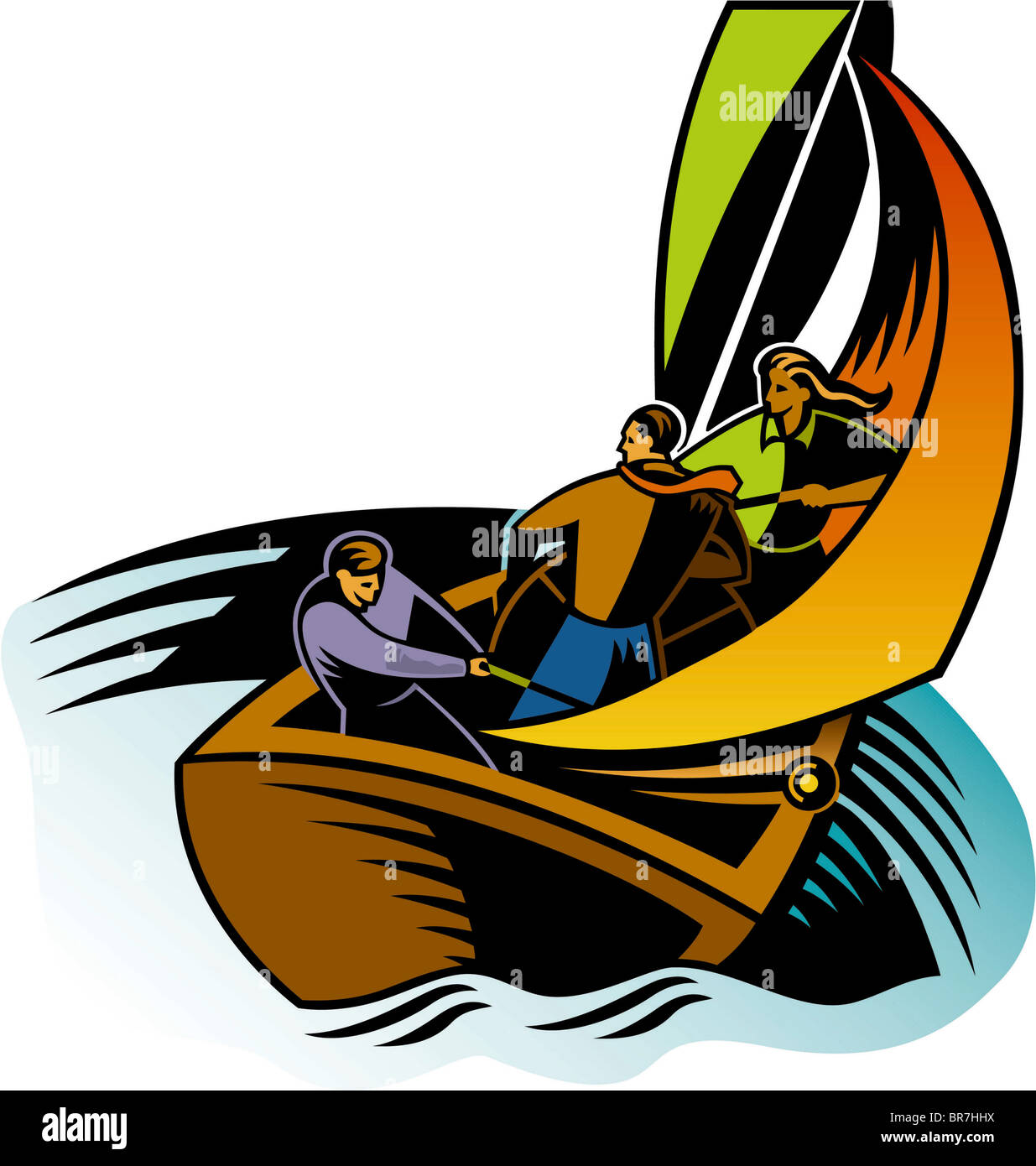 Men working on boats hi-res stock photography and images - Alamy