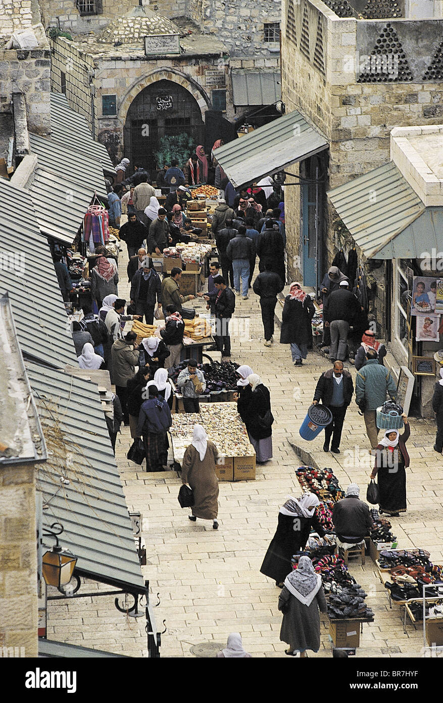 Market in old Jerusalem, Israel Stock Photo - Alamy