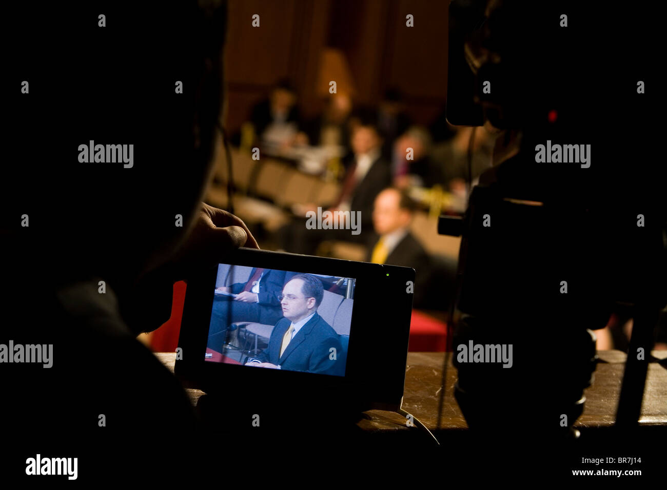 D. Kyle Sampson testifies in front of the Senate Judiciary Committee ...