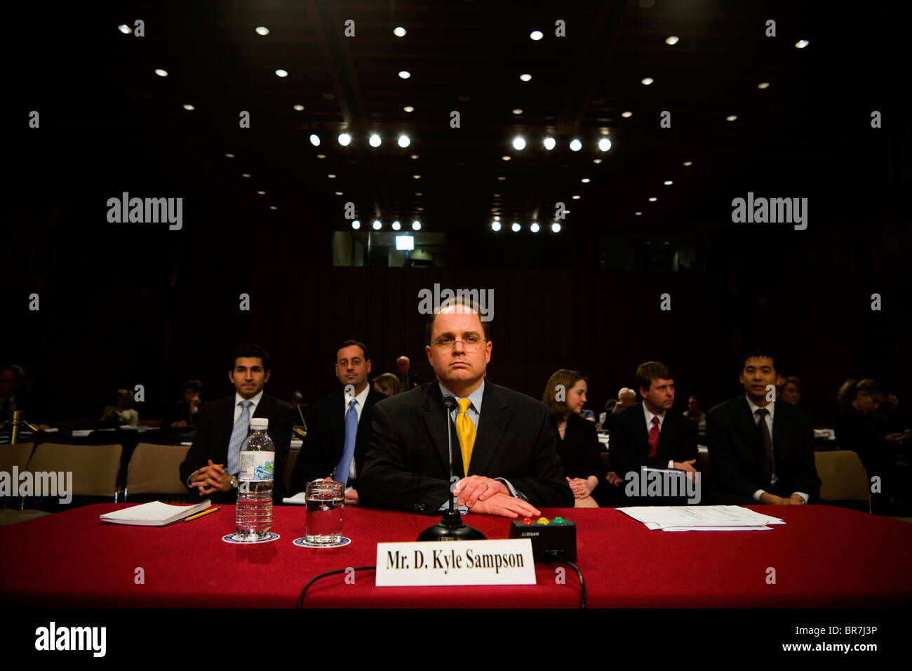 D. Kyle Sampson testifies in front of the Senate Judiciary Committee ...