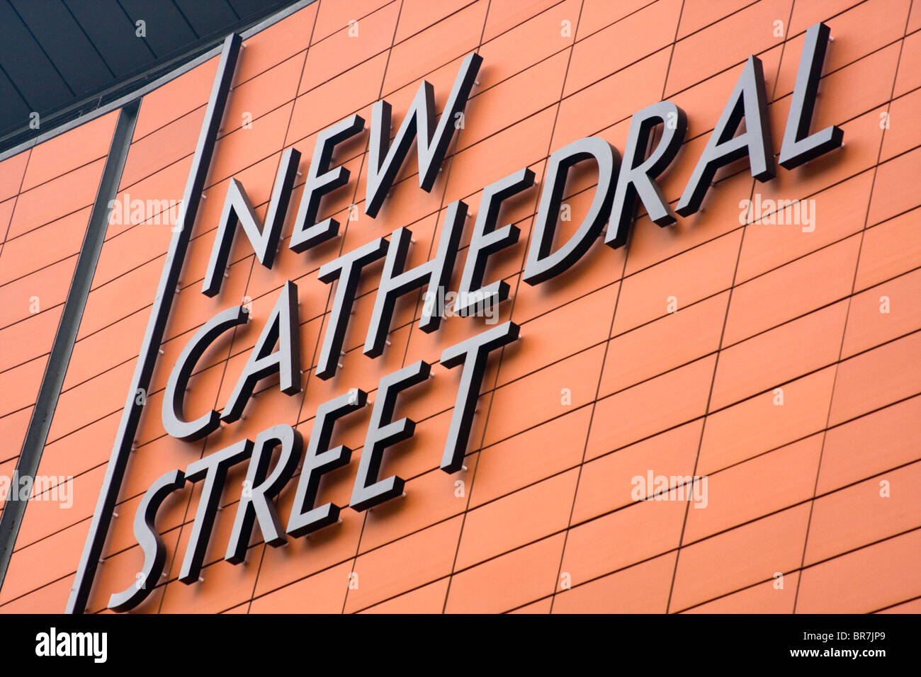 New Cathedral Street Sign, Manchester Stock Photo - Alamy