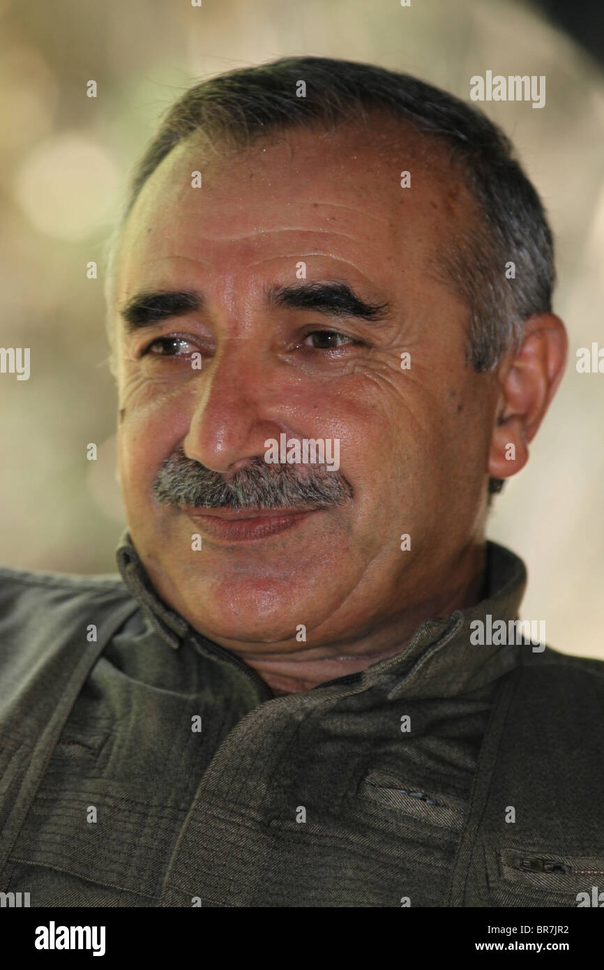 Murat Karayilan also nicknamed Cemal the Kurdish guerrilla and current ...