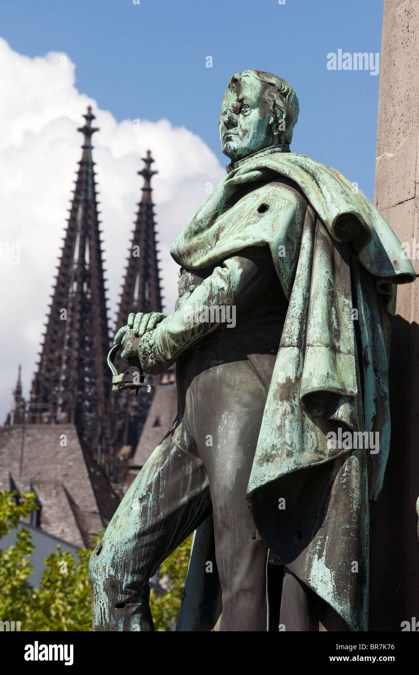 Statue, Cologne, Germany Stock Photo - Alamy