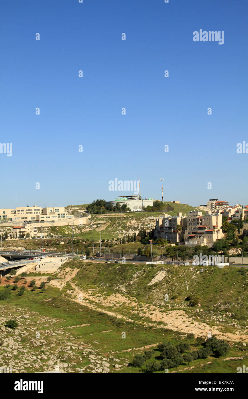 Tell el-Ful, site of biblical Gibeah Stock Photo - Alamy