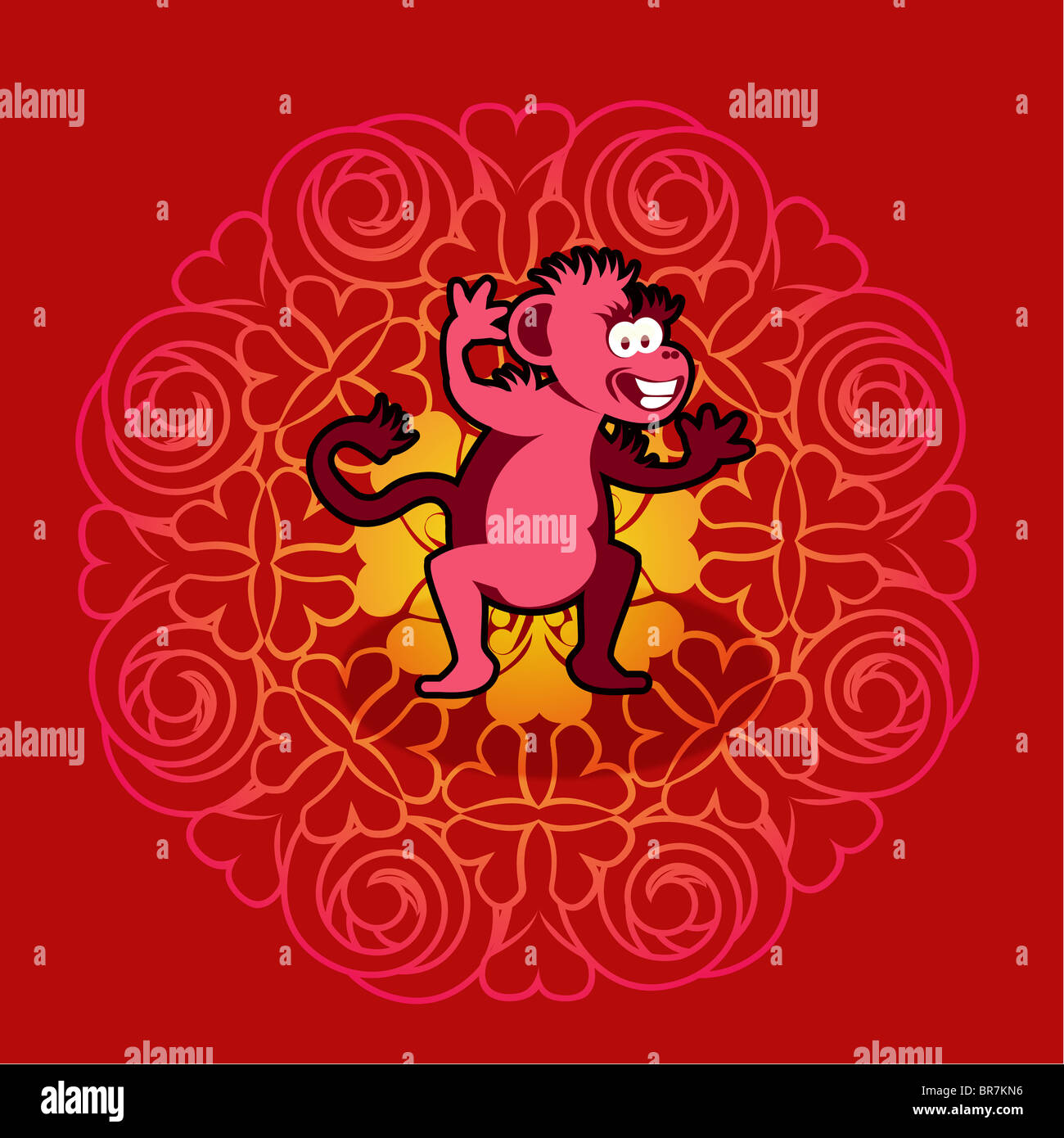 Chinese zodiac sign monkey hi-res stock photography and images - Alamy