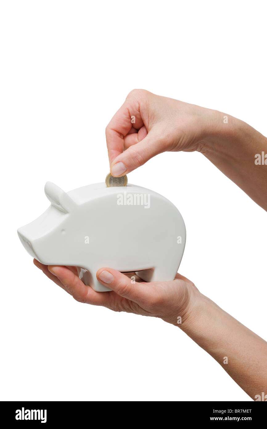 Two hands coin hi-res stock photography and images - Alamy