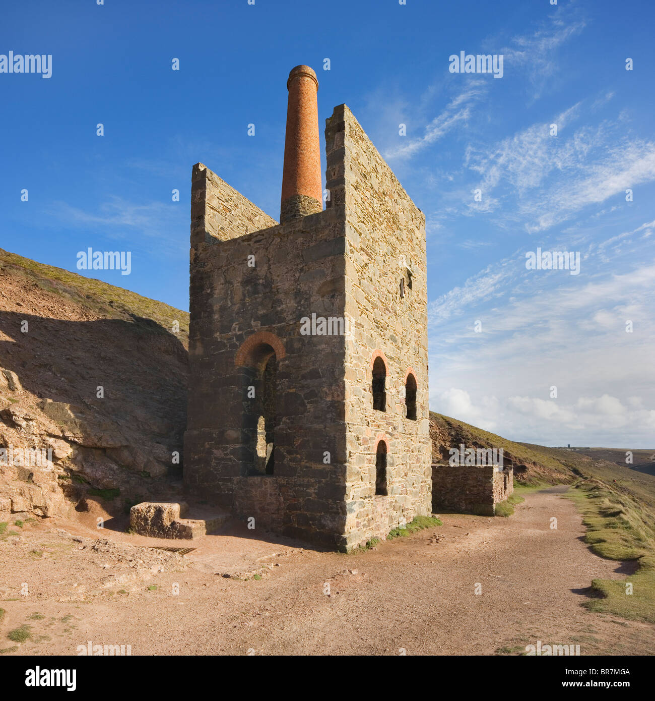 Wheal Coates Tin Mine near St Agnes on The Cornish Coast, North ...