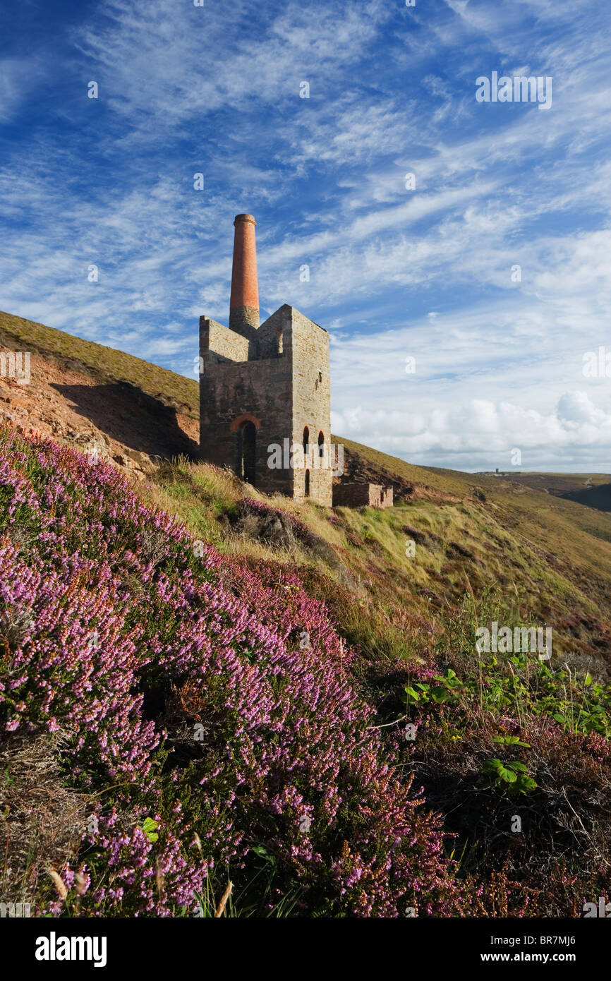 Wheal Coates Tin Mine near St Agnes on The Cornish Coast, North ...