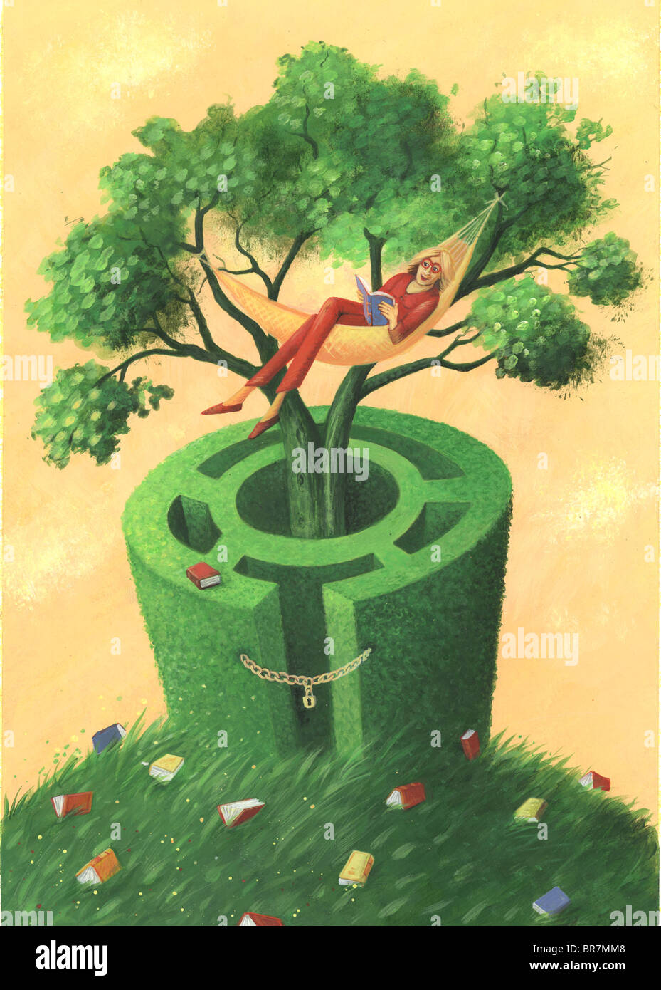 Tree attached hi-res stock photography and images - Alamy