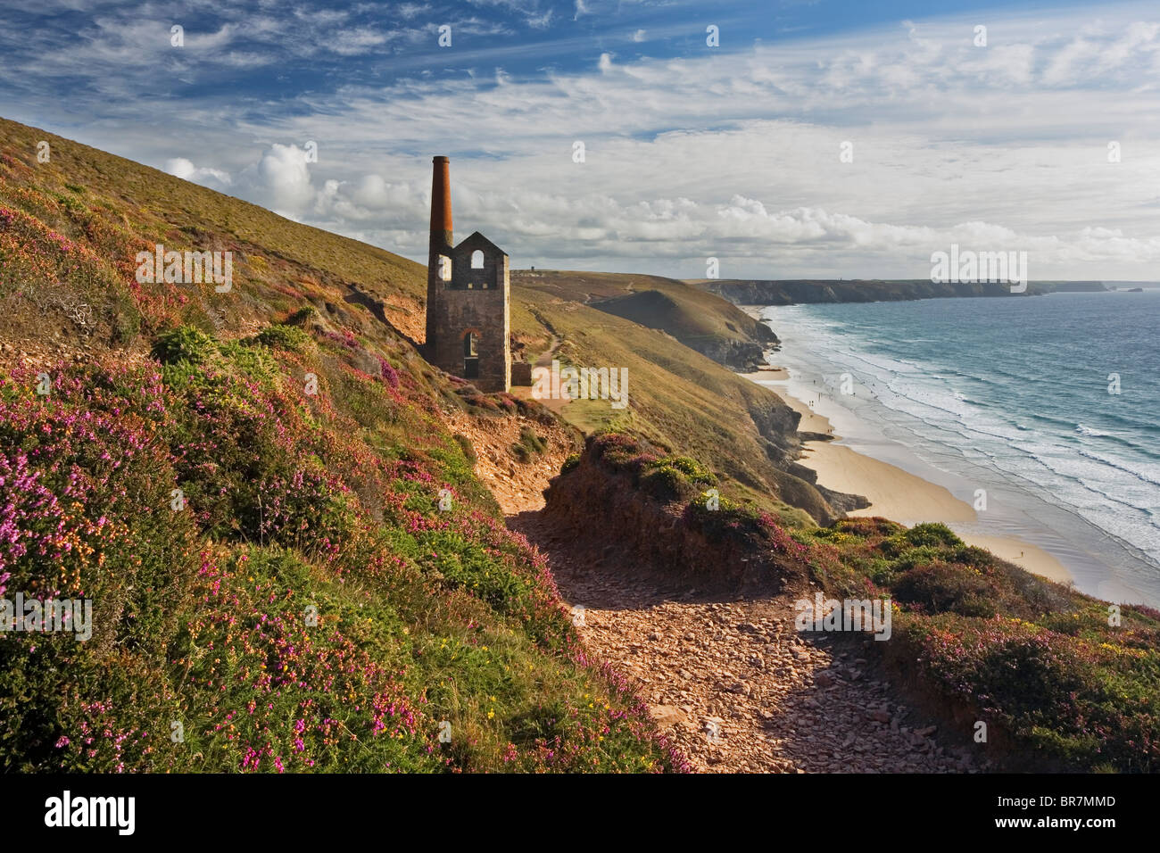 Wheal Coates Tin Mine near St Agnes on The Cornish Coast, North ...