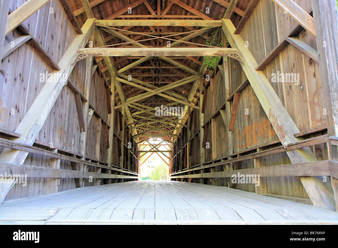 Covered bridge in Felton, California, United States of America Stock ...