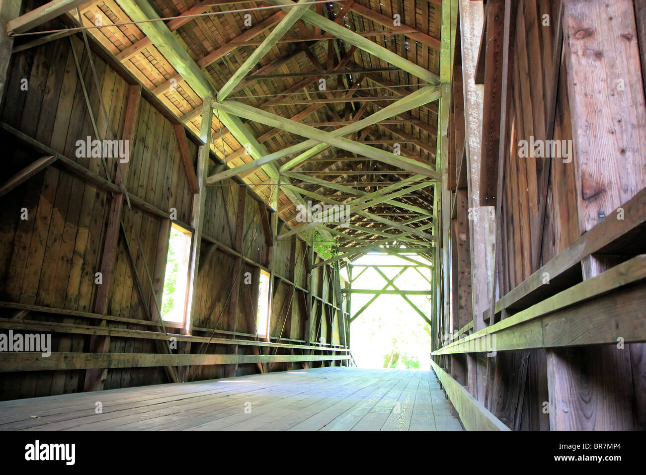Covered bridge in Felton, California, United States of America Stock ...