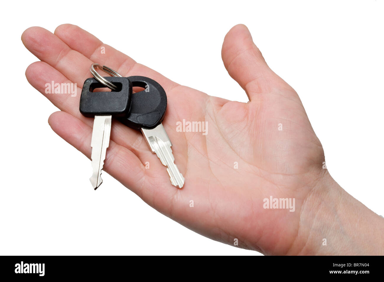 hand holding keys Stock Photo - Alamy
