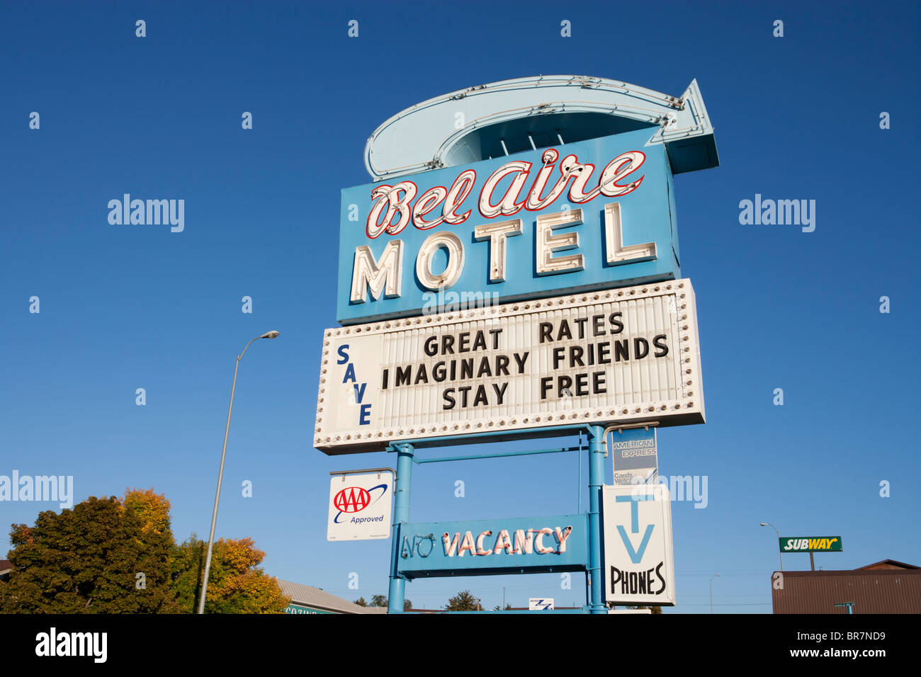 Humorous funny motel sign hi-res stock photography and images - Alamy