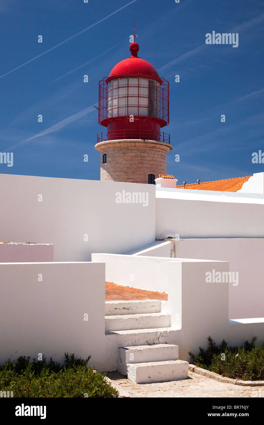 Lighthouse of Cabo de Sao Vicente Stock Photo - Alamy