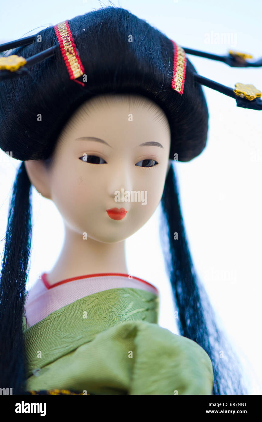 Japanese Geisha doll Stock Photo - Alamy