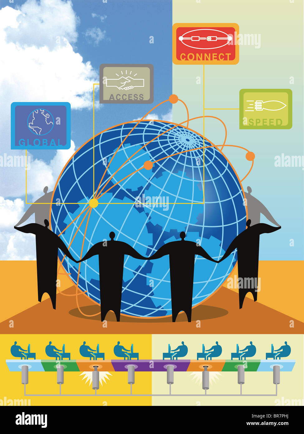 Globe Drawing Stock Photos & Globe Drawing Stock Images - Alamy