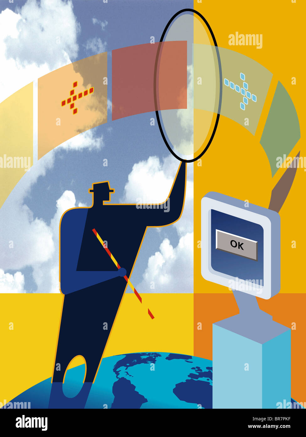 Manipulating touch screen hi-res stock photography and images - Alamy