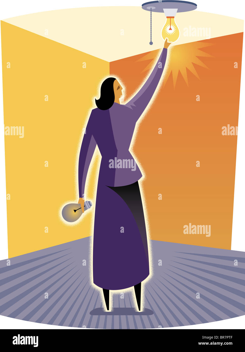 Changing lightbulbs hi-res stock photography and images - Alamy