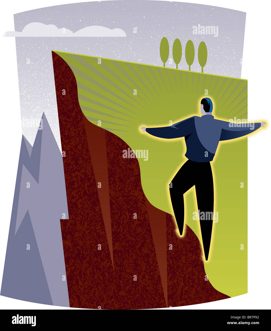 Hill illustrations hi-res stock photography and images - Alamy