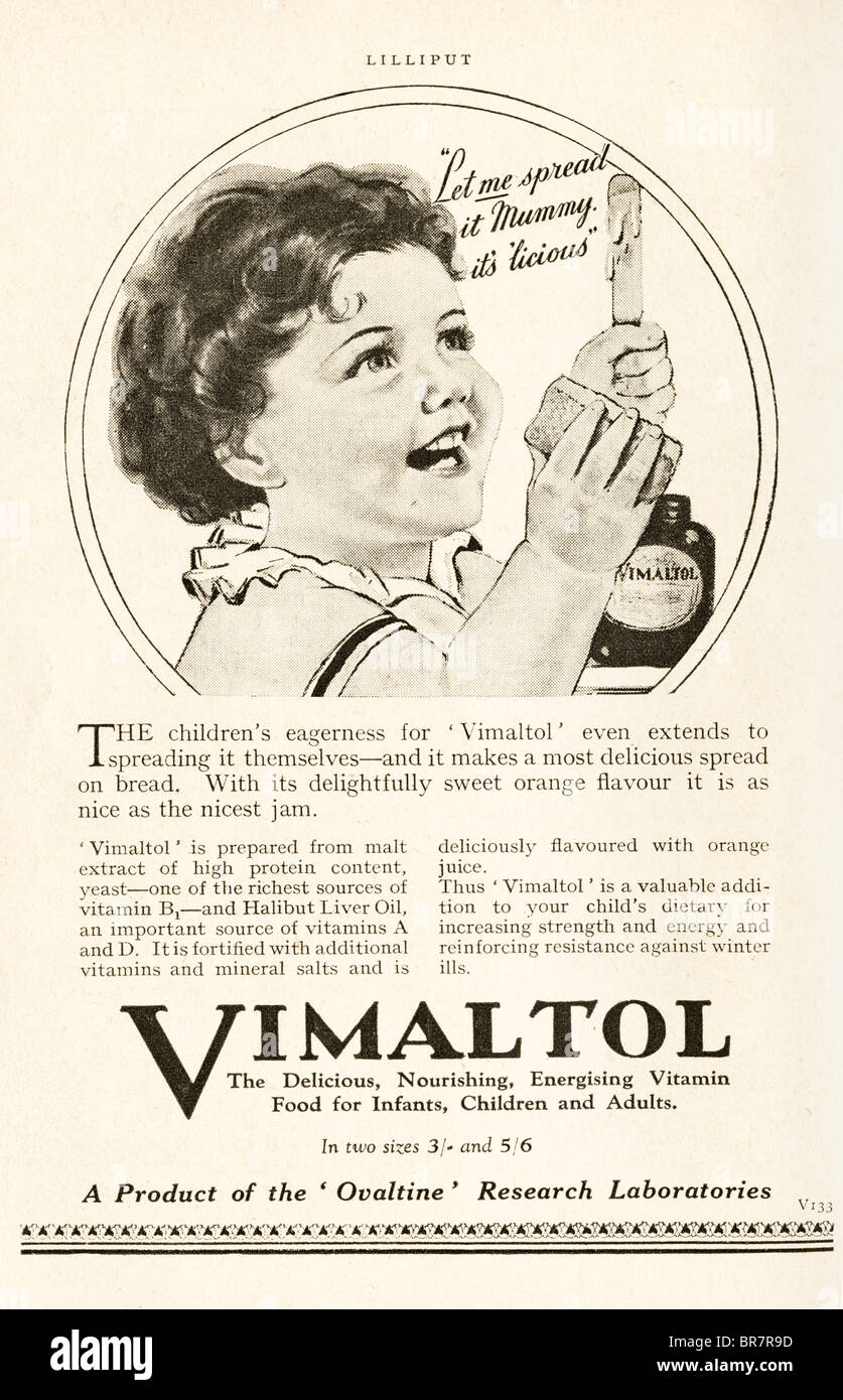 Ovaltine advert hi-res stock photography and images - Alamy