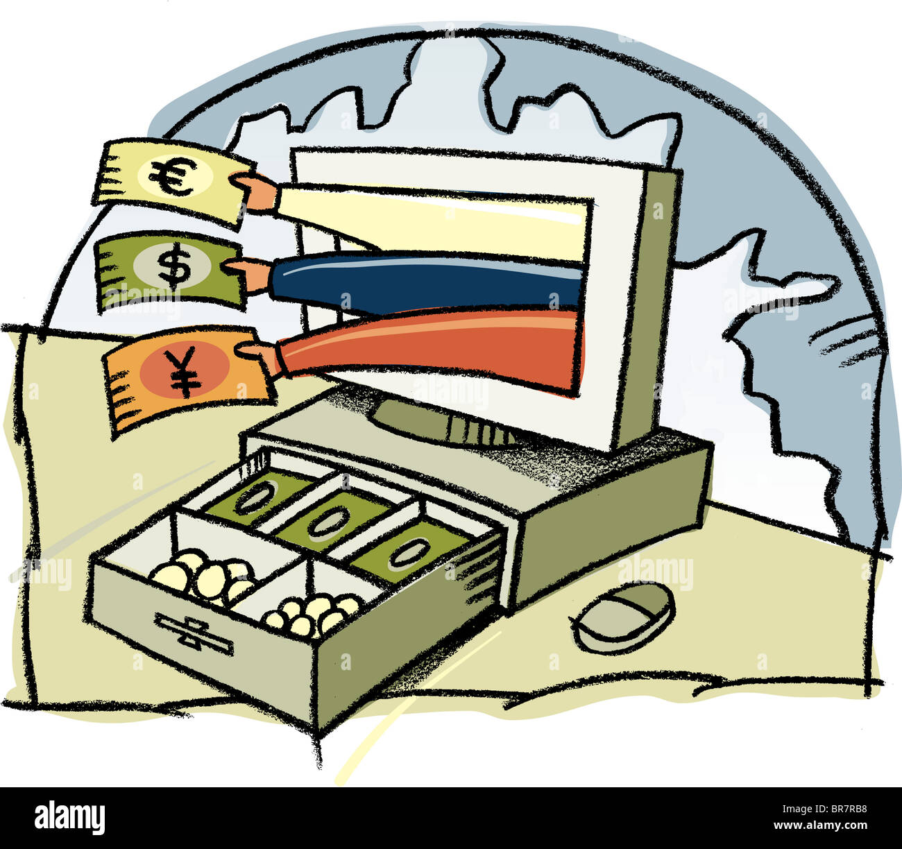 A graphic representation of foreign exchange Stock Photo - Alamy