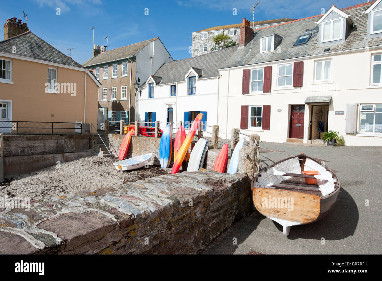 Cornish Village of Cawsand Stock Photo - Alamy