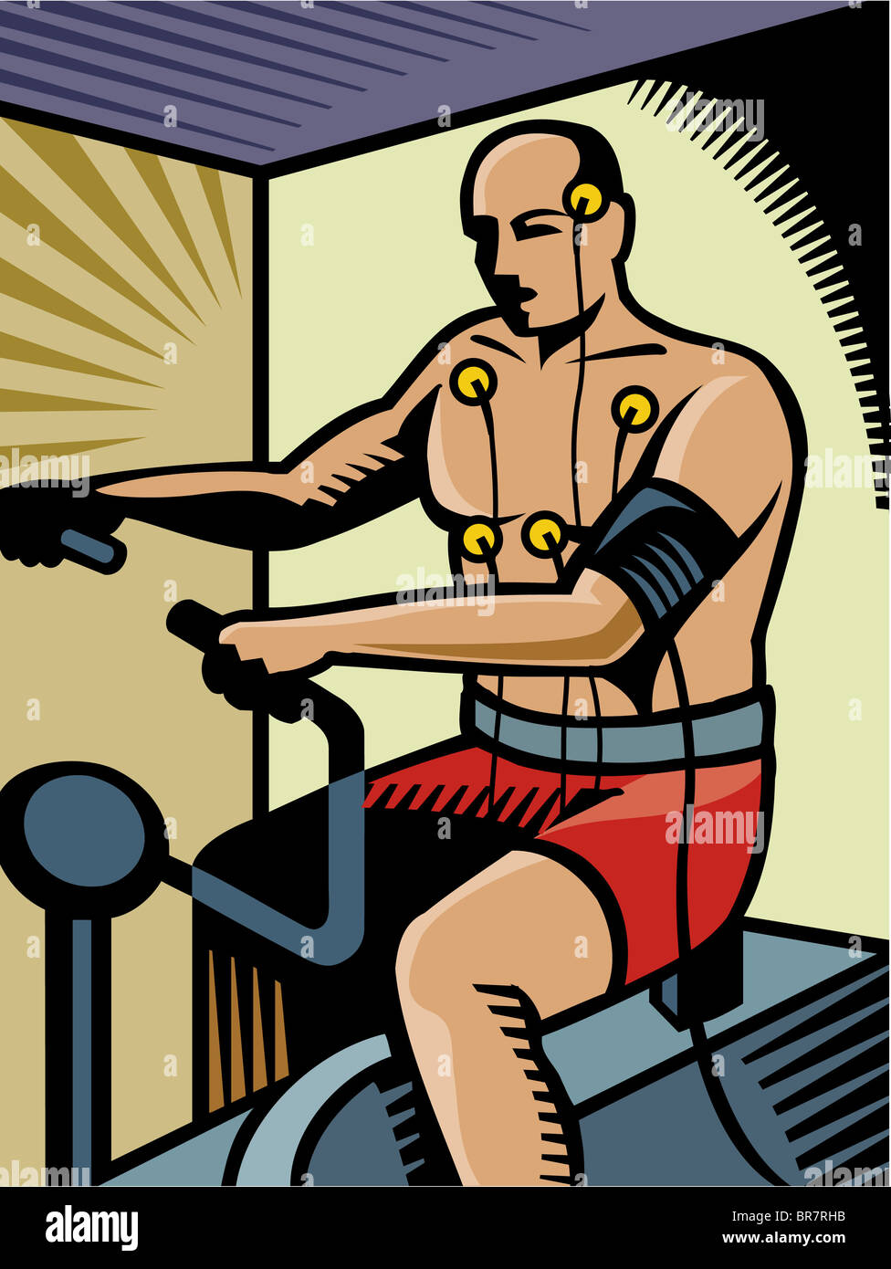 Patient undergoing exercise stress test hi-res stock photography and ...