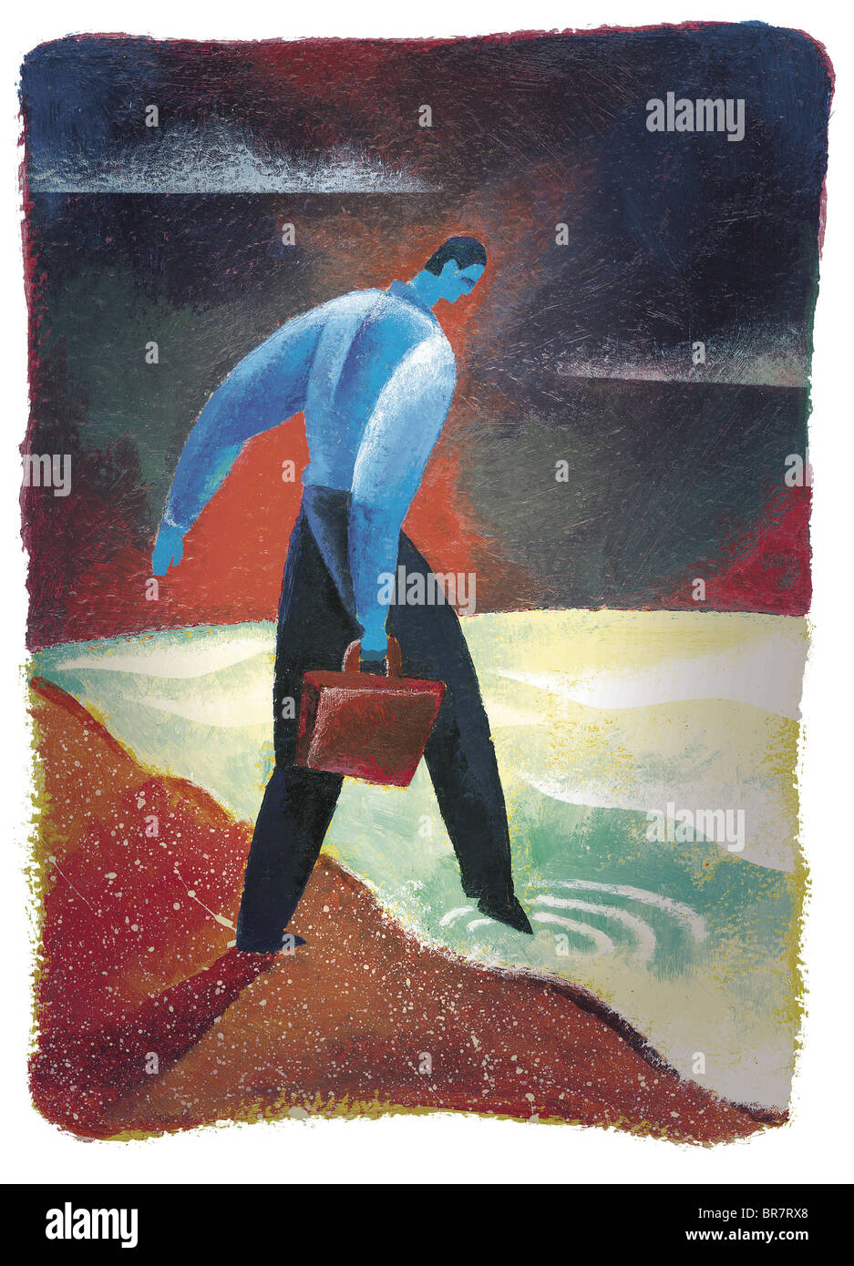 Water foot river Cut Out Stock Images & Pictures - Alamy