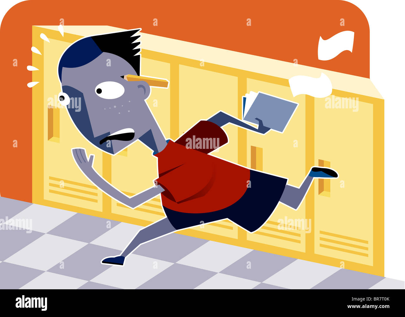 People running in panic hi-res stock photography and images - Alamy