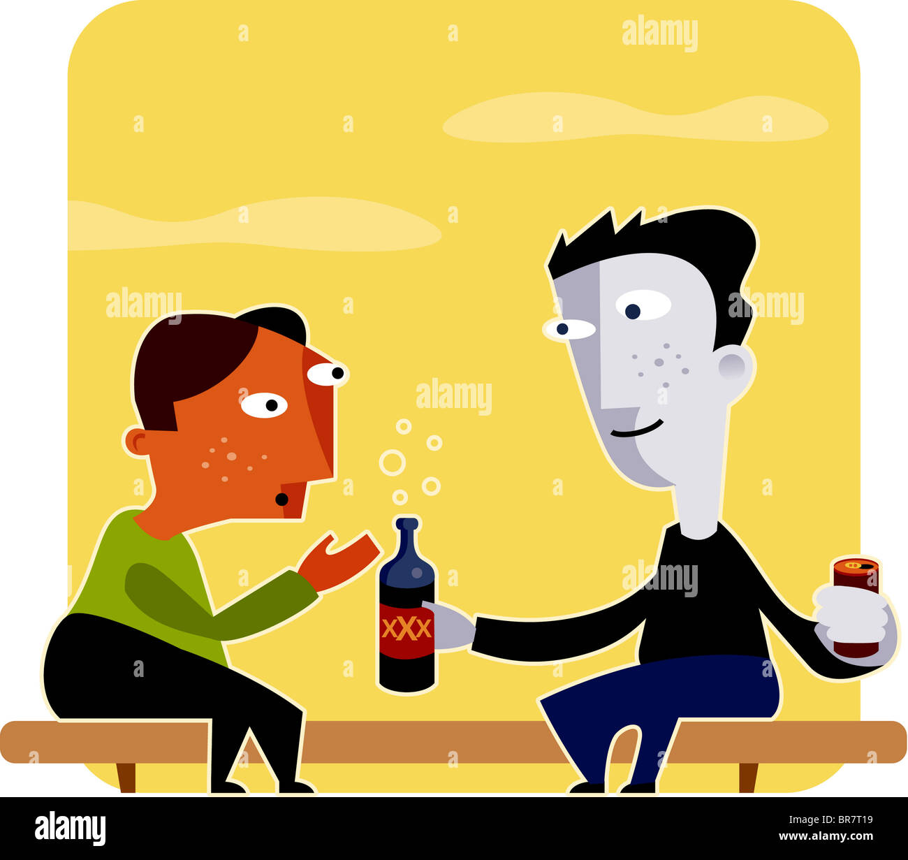 Teenager alcohol peer pressure hi-res stock photography and images - Alamy