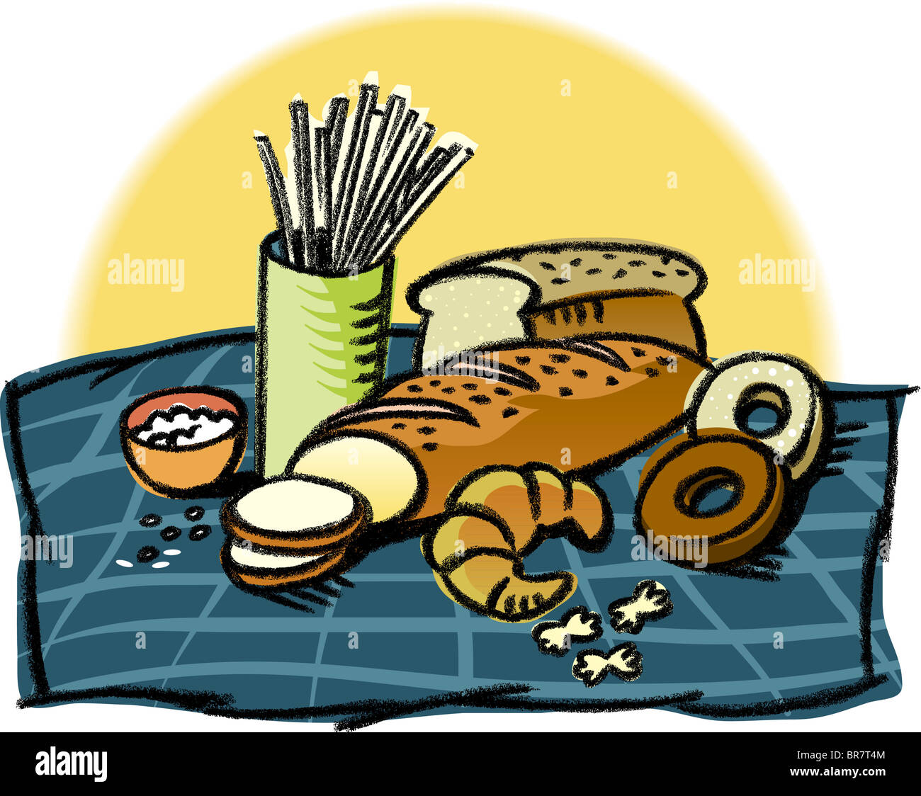 Grain Foods Clipart