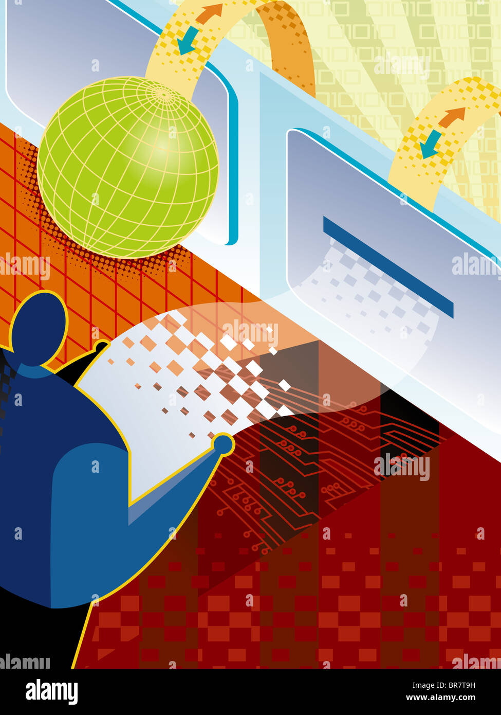 Facsimile machine hi-res stock photography and images - Alamy