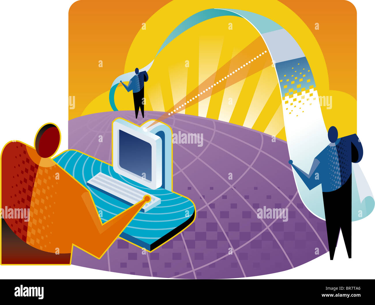 Transferring file hi-res stock photography and images - Alamy