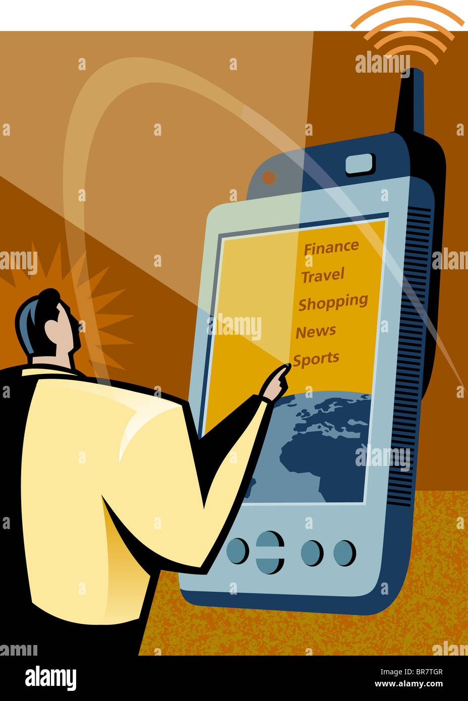 Personal data assistants hi-res stock photography and images - Alamy