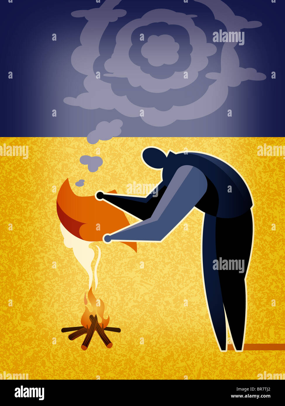 Fire signals hi-res stock photography and images - Alamy