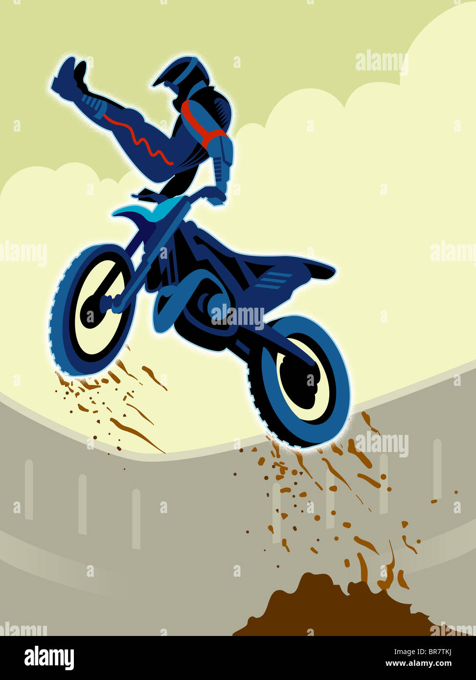 Motorcycle trick hi-res stock photography and images - Alamy
