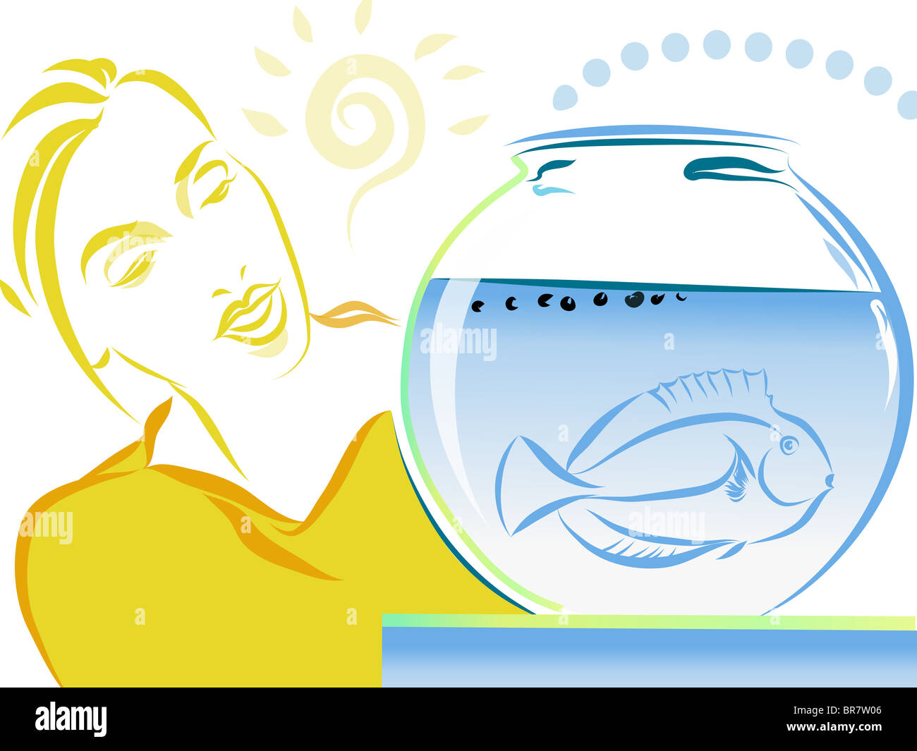 Fish in a fish bowl hi-res stock photography and images - Alamy