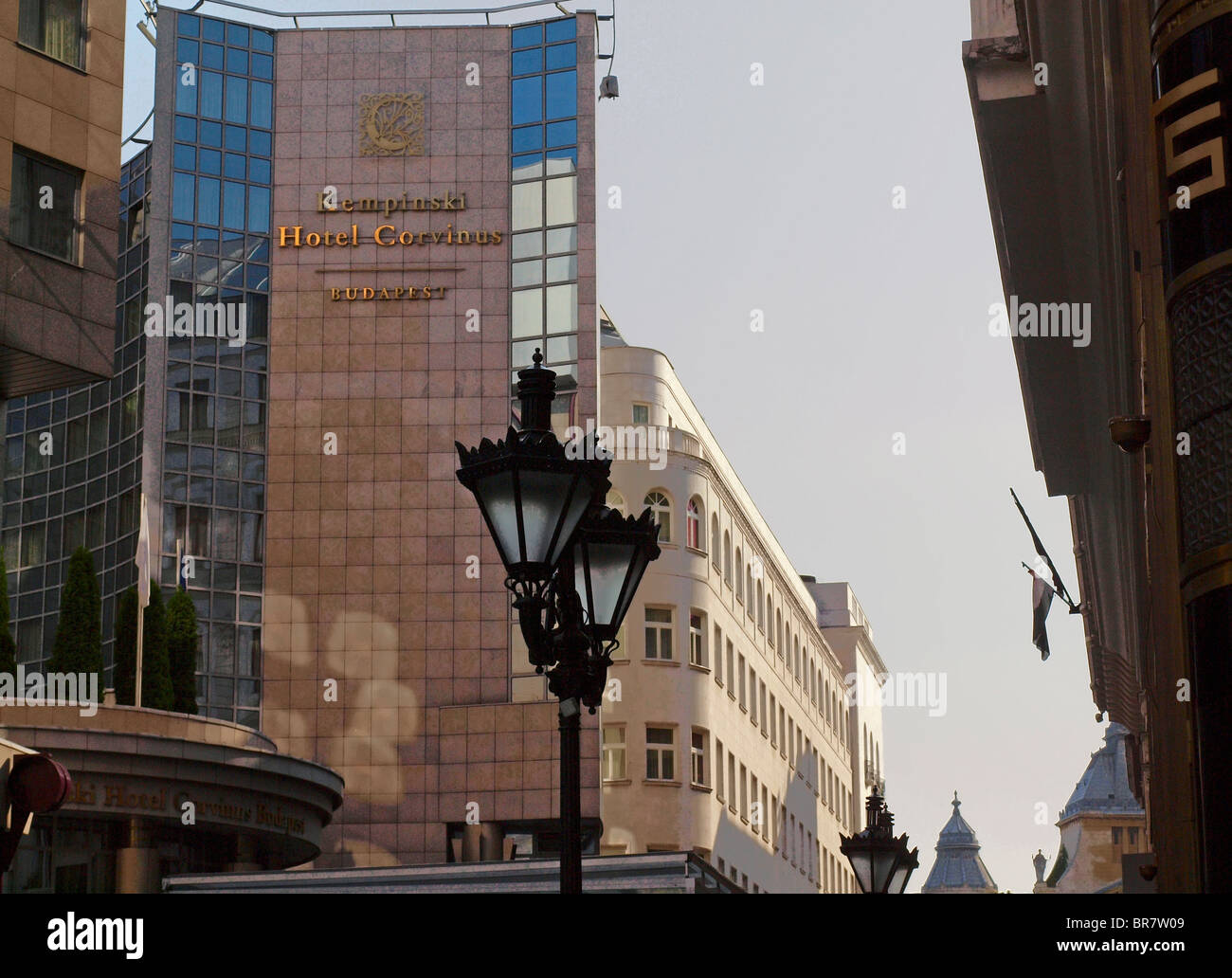 Modern Building. Budapest, Hungary. Hotel Corvinus Stock Photo - Alamy