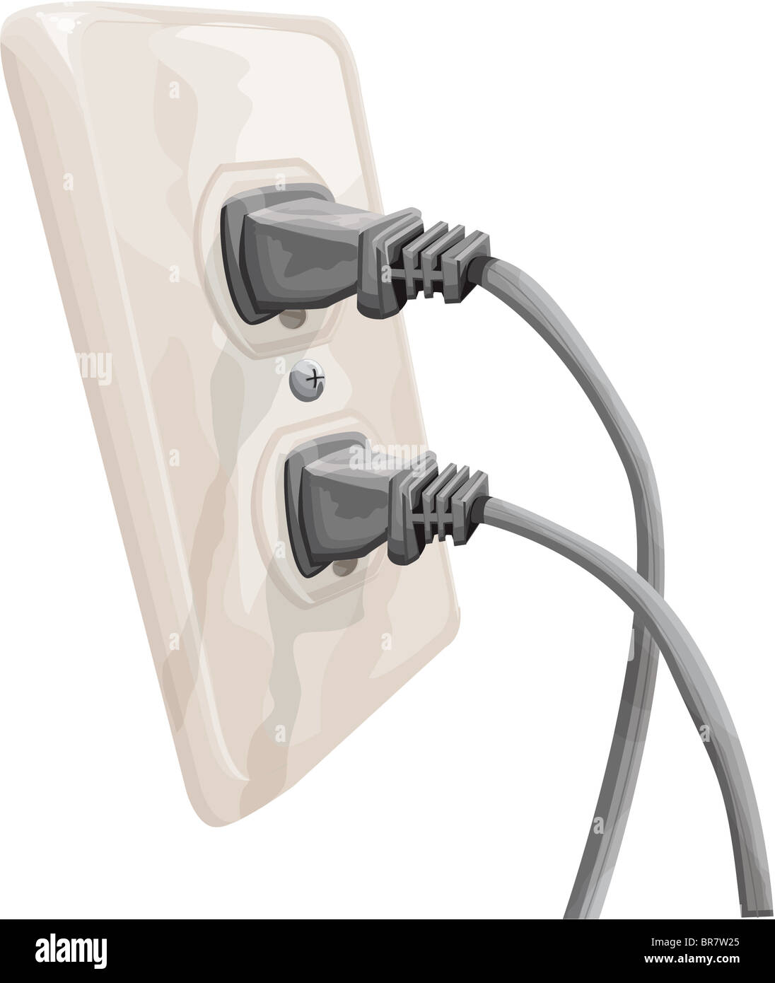 Two wires and connected hi-res stock photography and images - Alamy