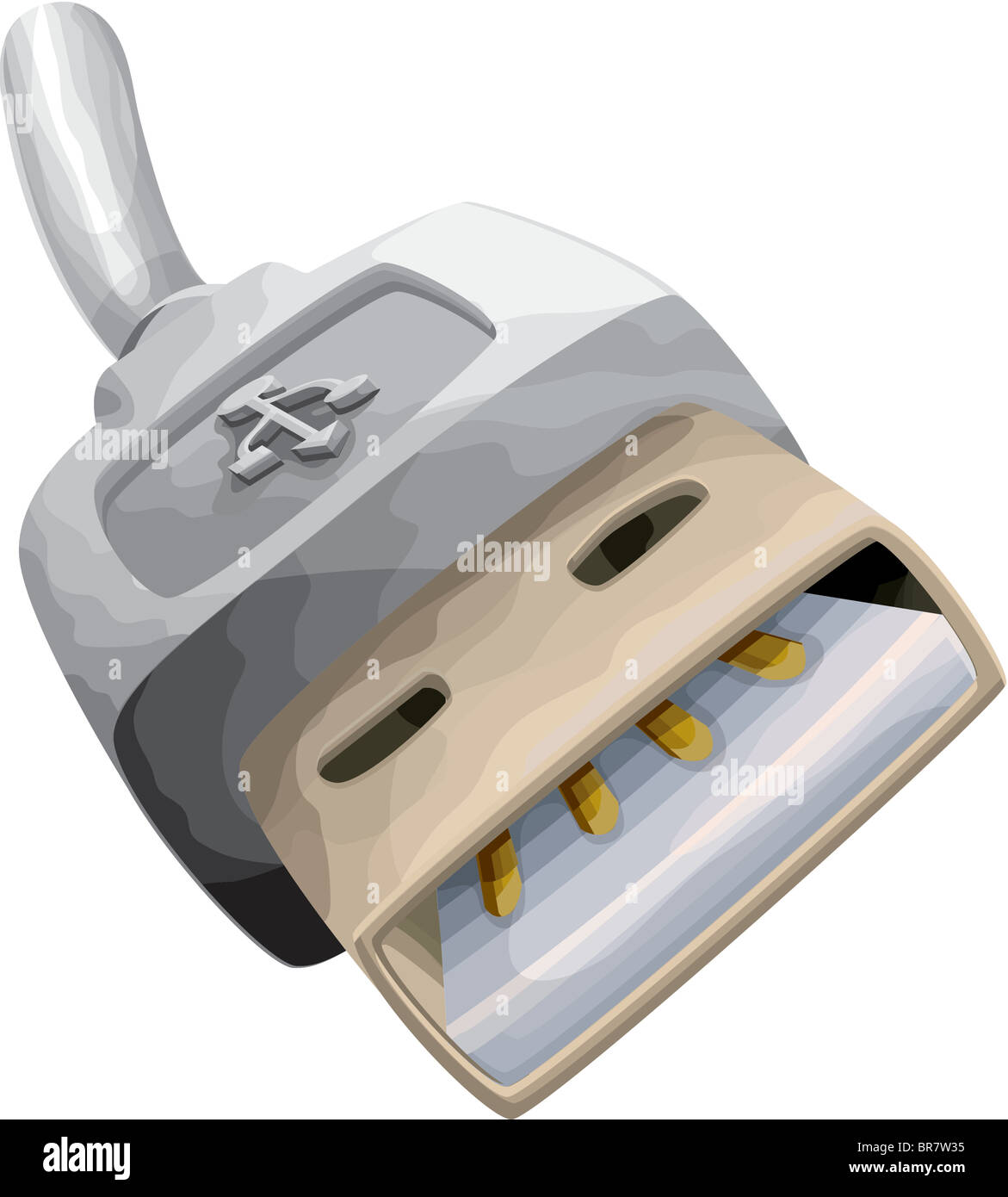 Cartoon plug hi-res stock photography and images - Alamy