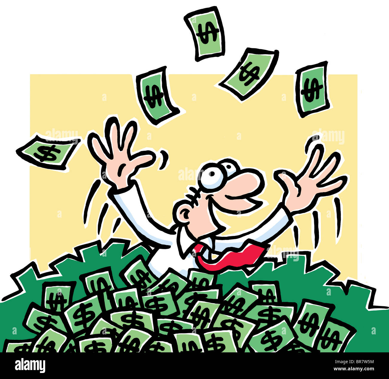 Lots Of Money Cartoon