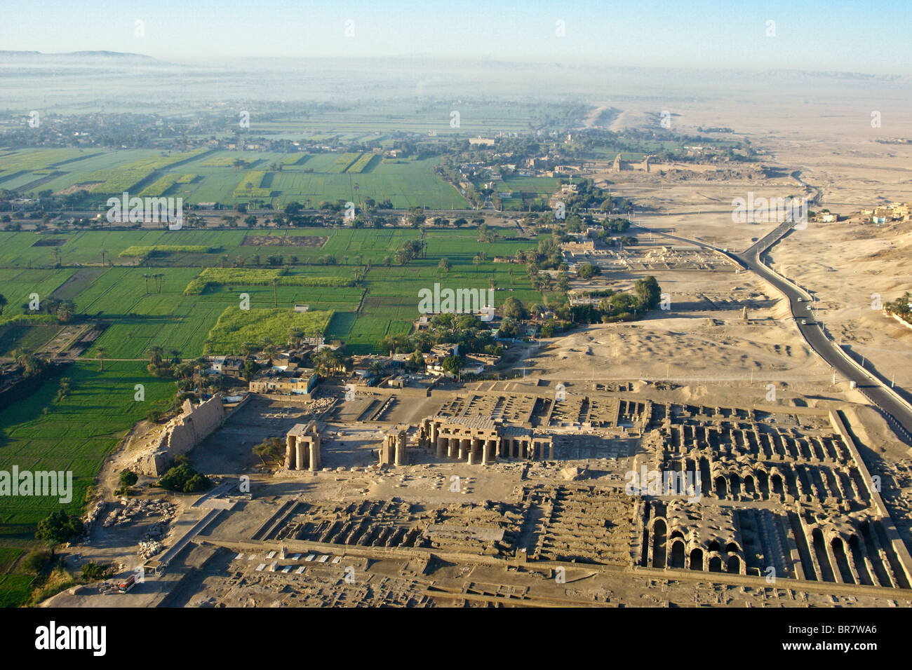 Luxor temple aerial hi-res stock photography and images - Alamy