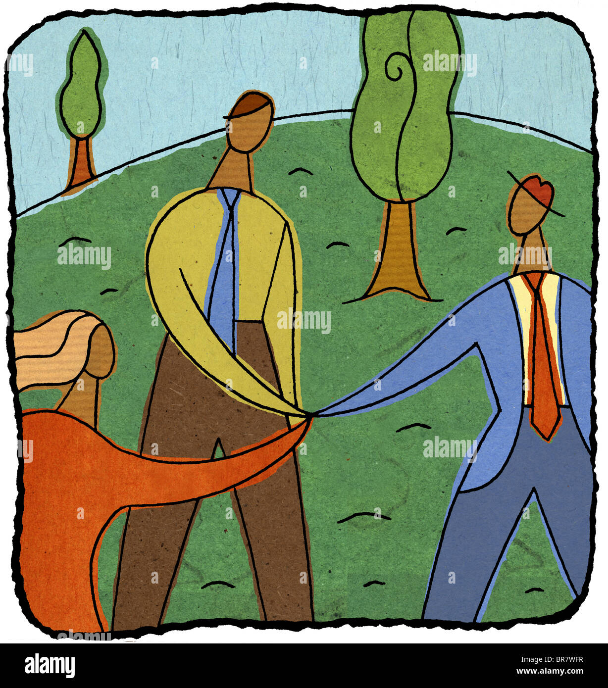 people making an agreement Stock Photo - Alamy