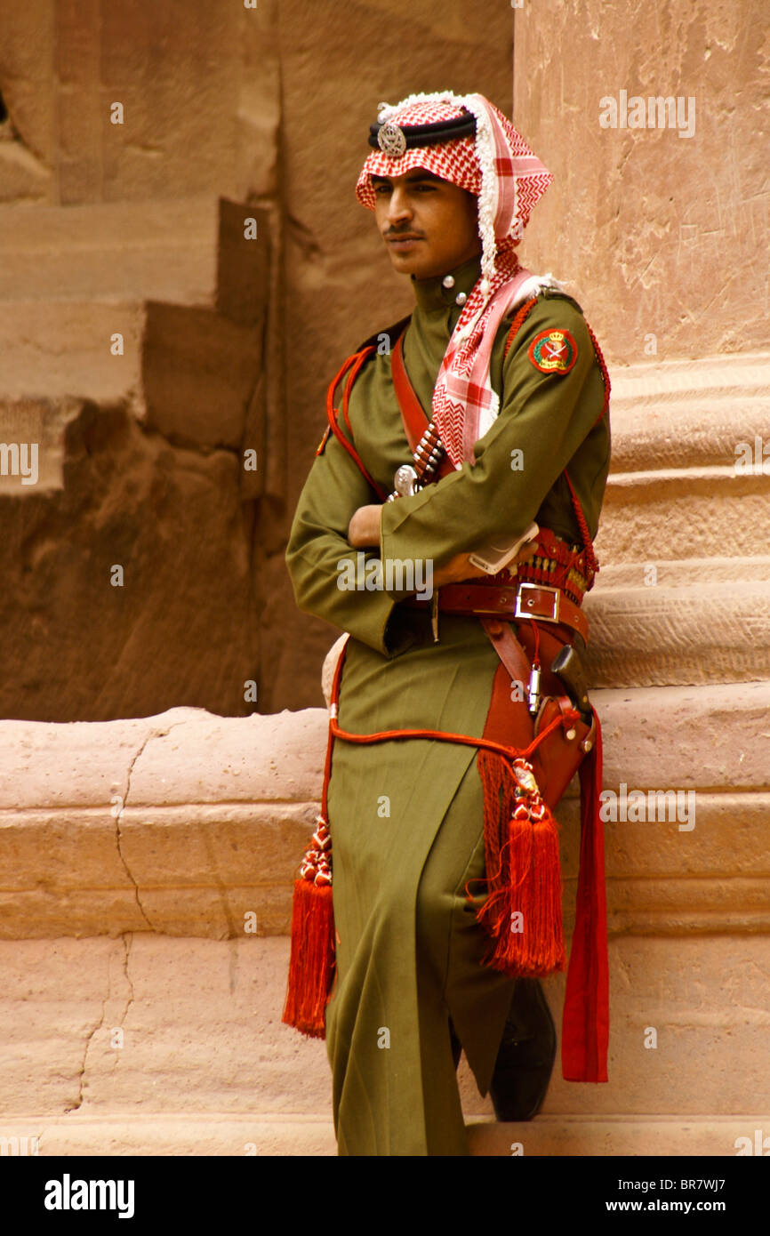Jordanian tourist police, Petra, Jordan Stock Photo - Alamy