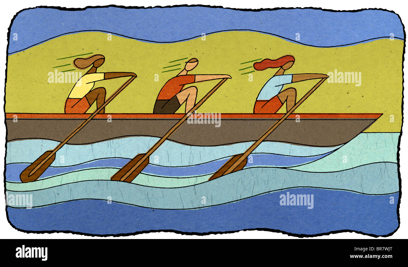 Rowers navigate hi-res stock photography and images - Alamy