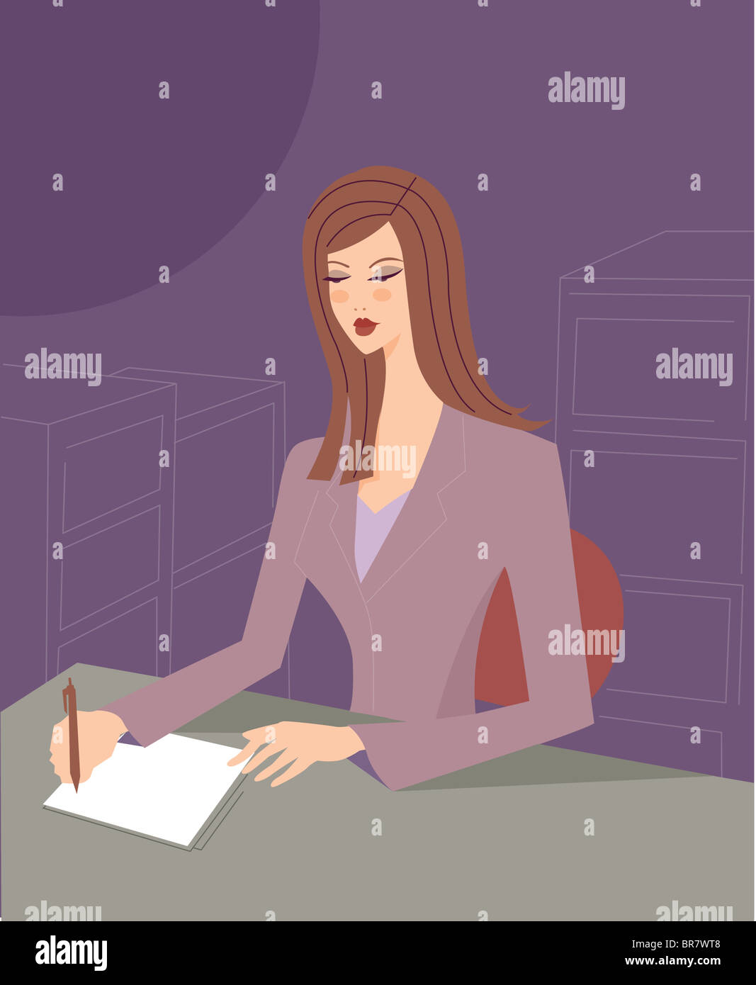 Offices 1 one cartoon hi-res stock photography and images - Alamy