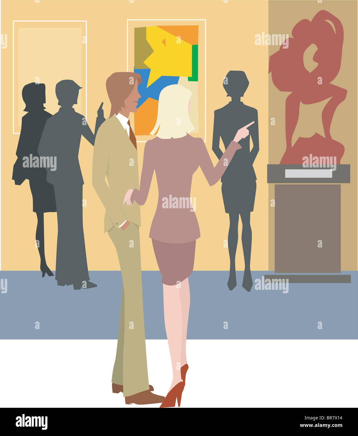 Art gallery show Stock Photo - Alamy