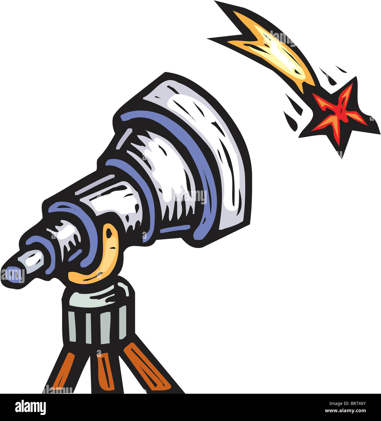 Graphic telescope hi-res stock photography and images - Alamy