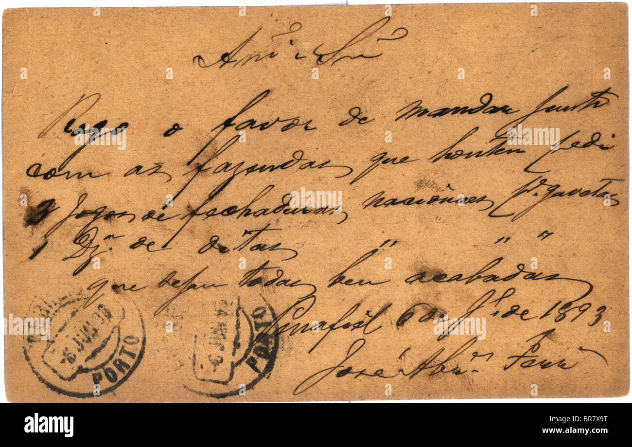 Portuguese postage stamp hi-res stock photography and images - Alamy